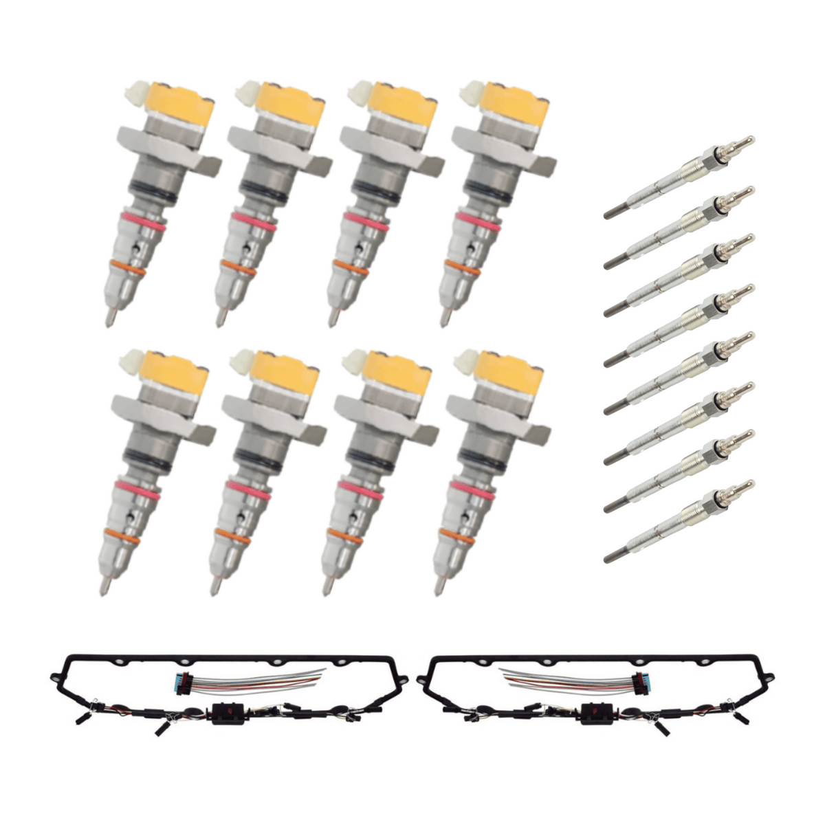 1999.5-2003 7.3 Powerstroke Injector Replacement Kit - Remanufactured ...